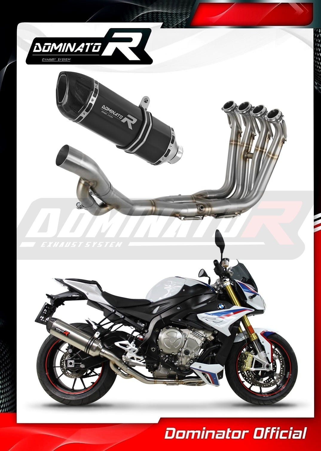 BMW S1000R 2017 - 2020 Ligne complète d'échappement Collecteur ...
