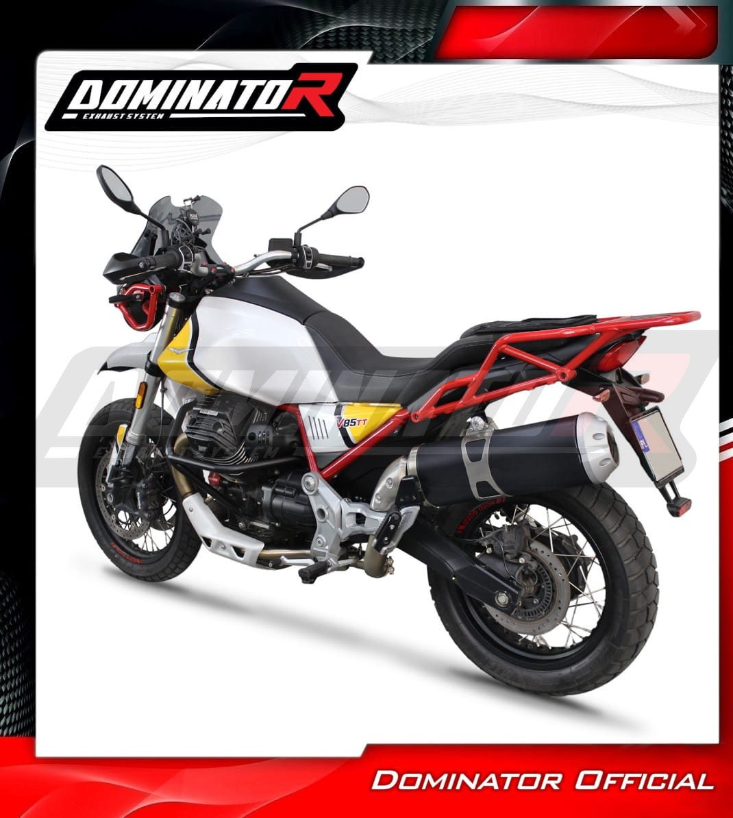 Moto Guzzi V85 TT 2019 - 2020 Tube central de liaison DOMINATOR système ...