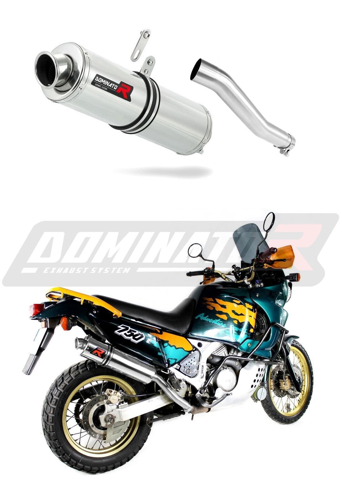 Honda XRV 750 AFRICA TWIN RD07 1993 - 1995 Pot d'échappement Silencieux ...
